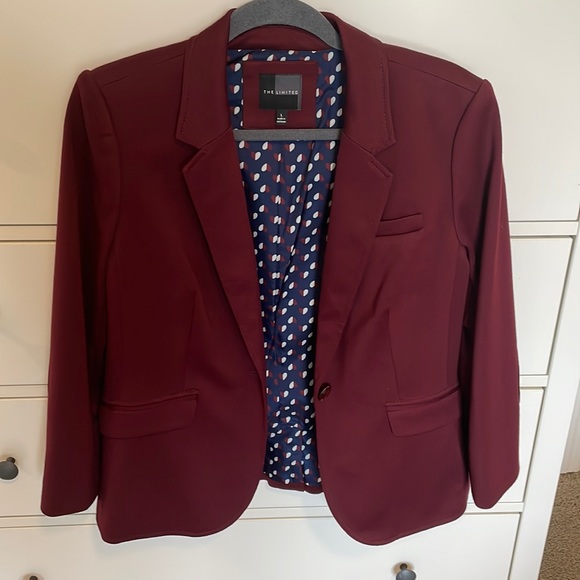 The Limited | Jackets & Coats | The Limited Maroon Blazer | Poshmark